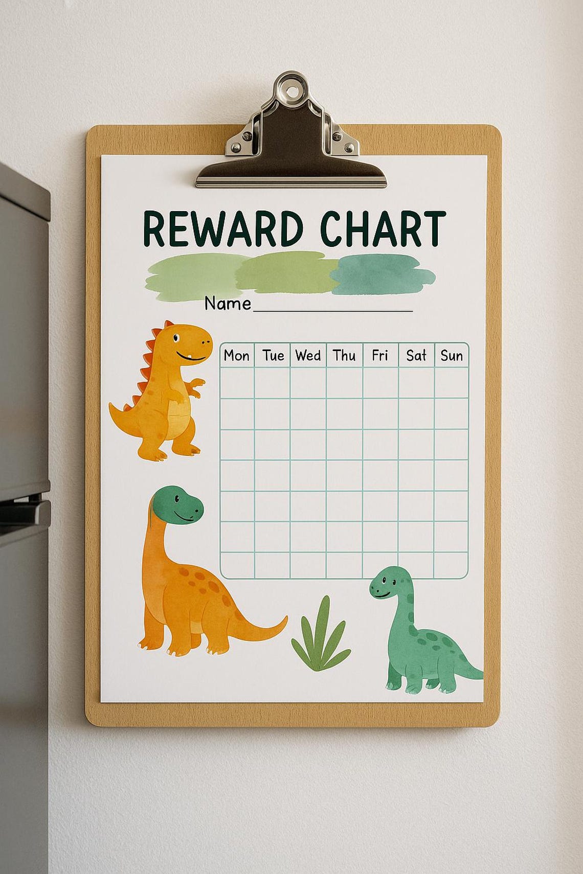 Printable Dinosaur Reward Chart – Fun Behavior Tracker for Kids - Etsy
