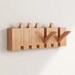 Piano Key Coat Rack: Solid Wood Magnetic Hooks, Farmhouse Decor - Etsy