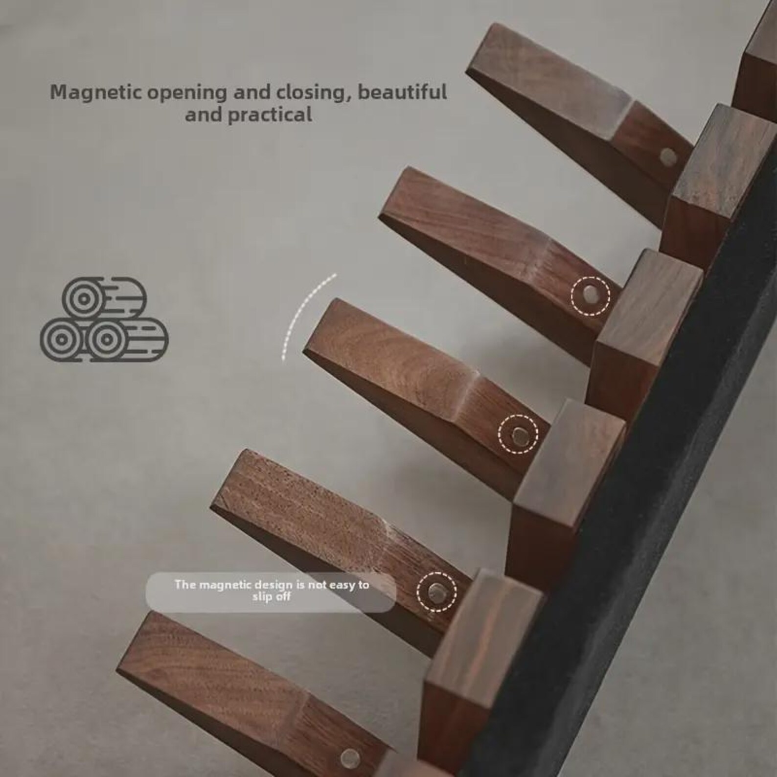 Piano Key Coat Rack: Solid Wood Magnetic Hooks, Farmhouse Decor - Etsy