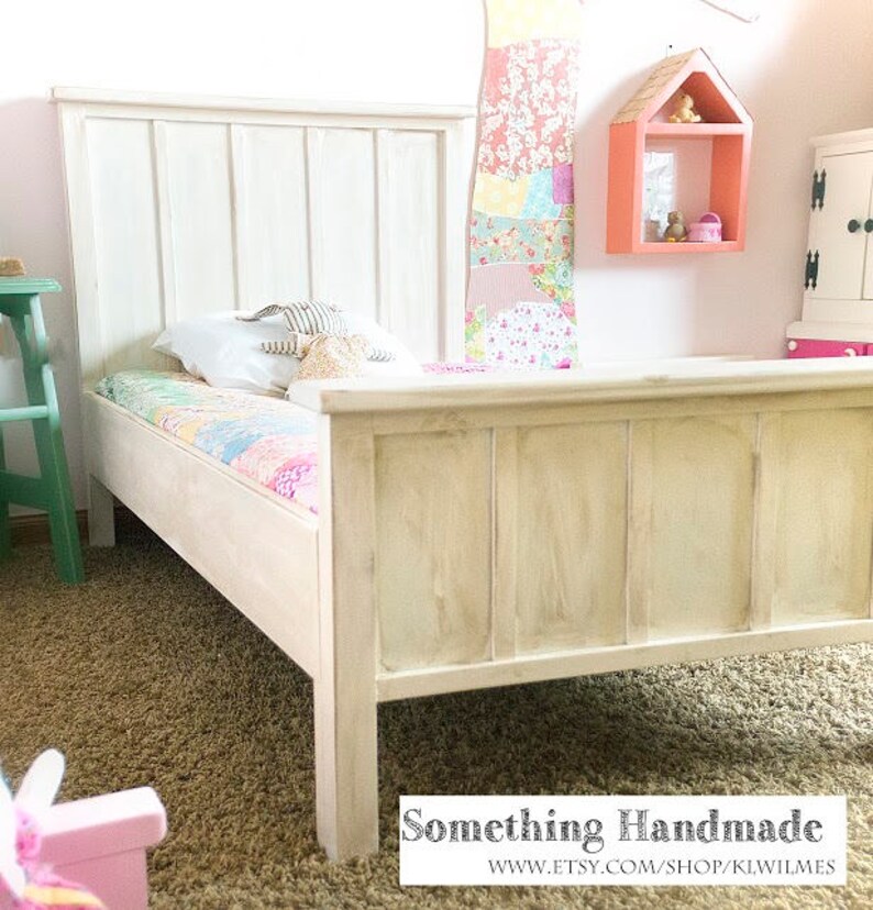 Toddler Bed Custom Handmade Painted You Choose Color and Finish Can Be ...