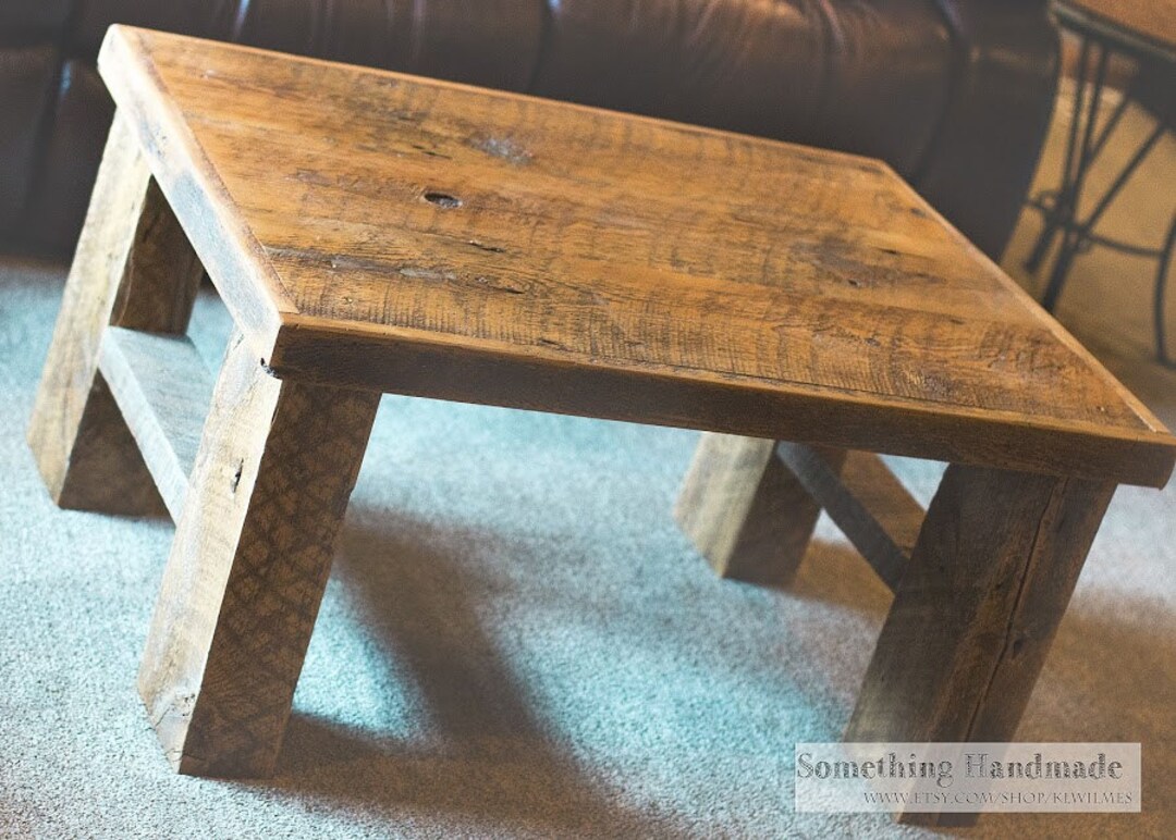 Barn Wood Coffee Table Made From 1892 Reclaimed Barn Wood - Etsy