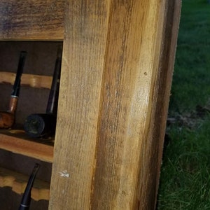 Rustic Pipe Cabinet Pipe Rack. Pipe Display Reclaimed Barn Wood 24,36 ...