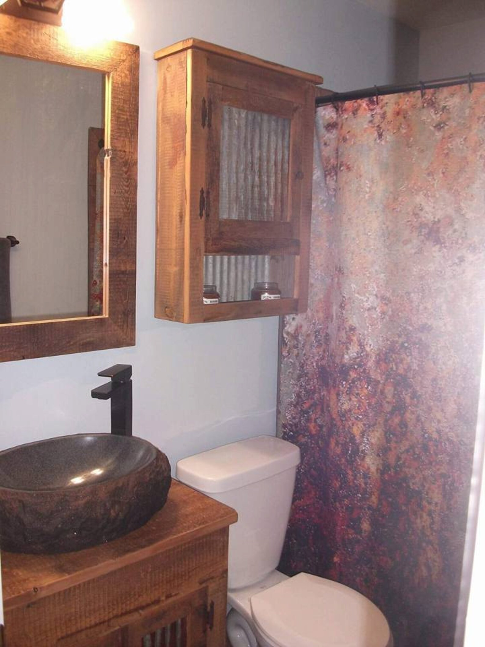 Rustic Mirror Reclaimed Barn Wood Framed Mirror 1800s Barn Wood -rustic ...