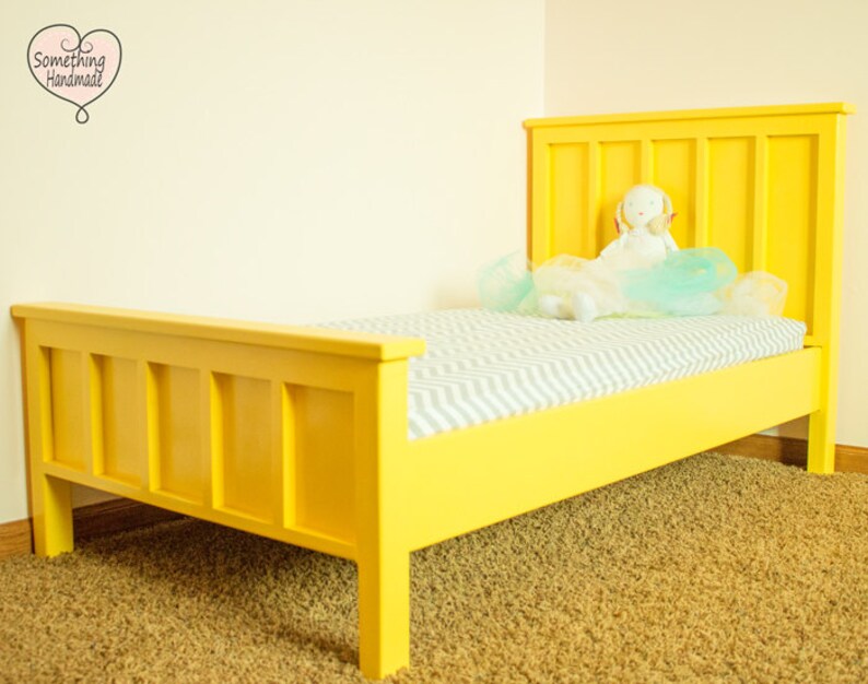 Custom Handmade Painted Toddler Bed You Choose Color - Etsy