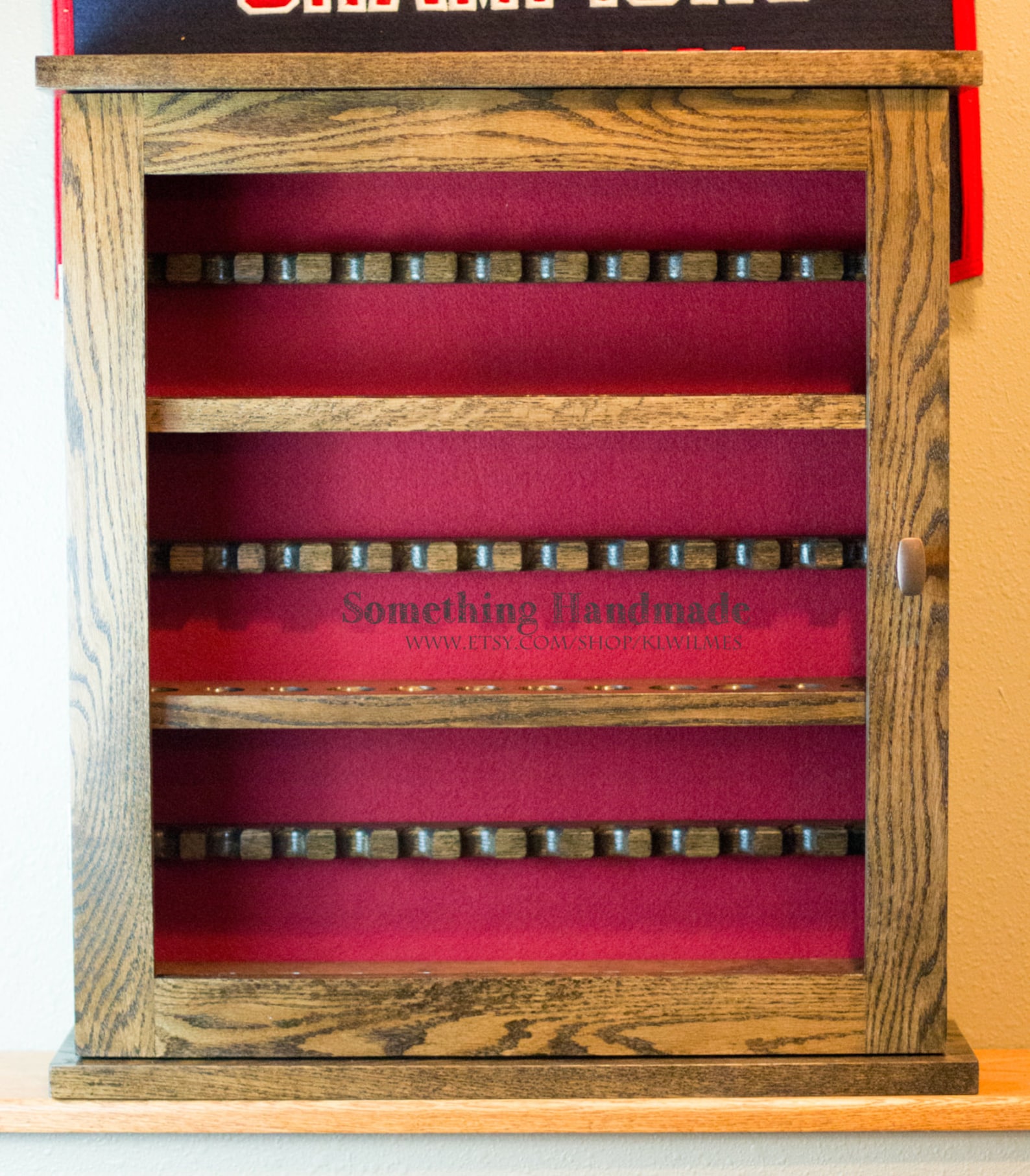 Pipe Cabinet Pipe Rack. Pipe Display Solid Oak 2436 or 48 - Etsy