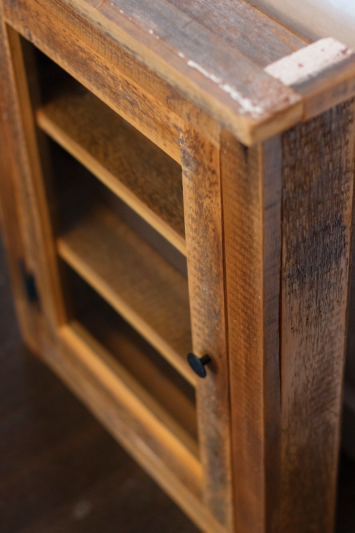 Barn Wood Cabinet/rustic Cabinet/reclaimed/cabinet Made From - Etsy
