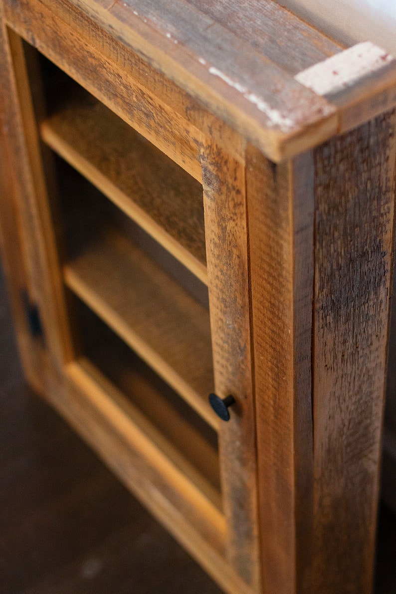 Barn Wood Cabinet/rustic Cabinet/reclaimed/cabinet Made From 1800 ...