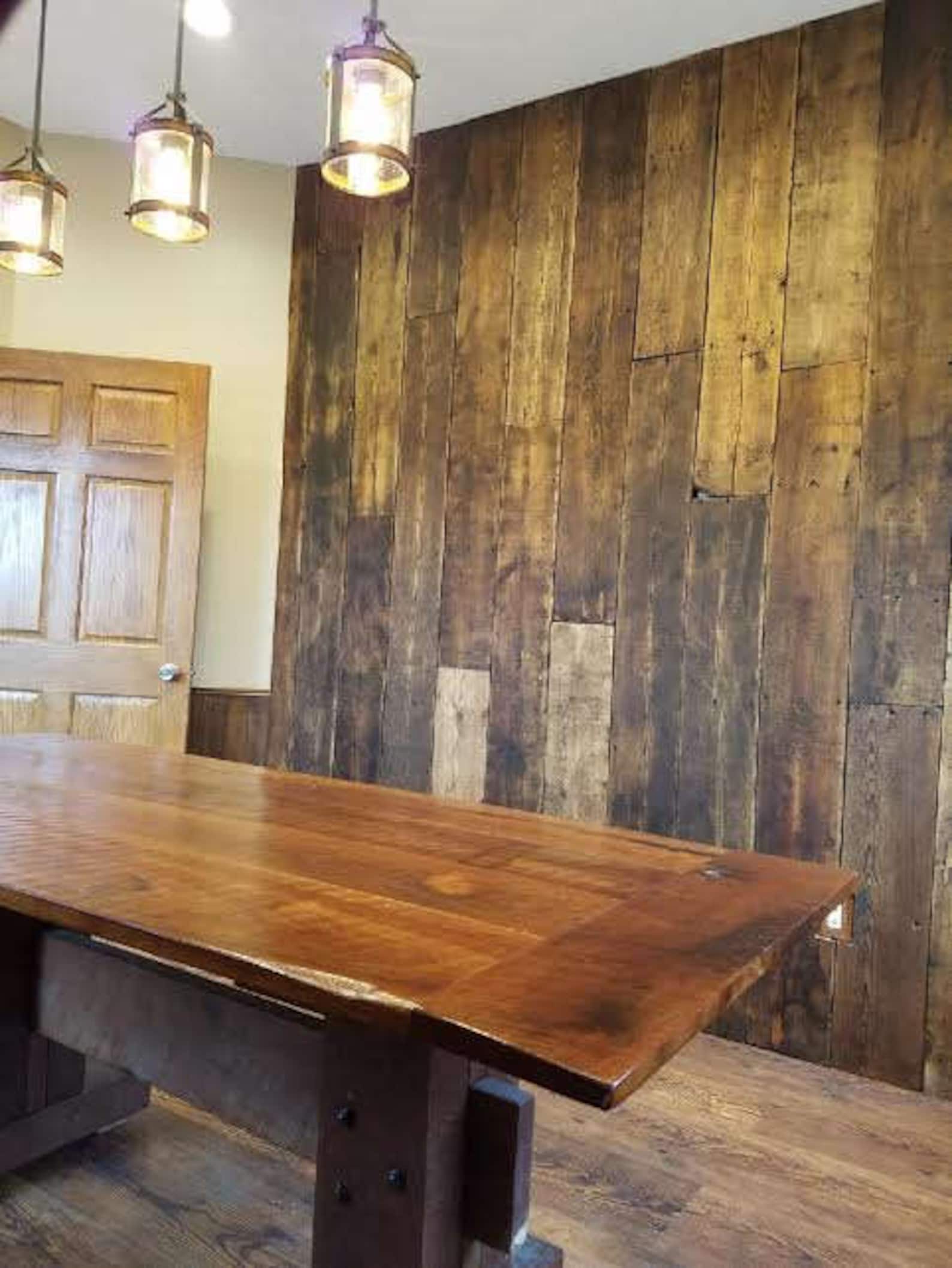 Barn Wood Reclaimed Wood salvaged Barn Board Wall Board | Etsy
