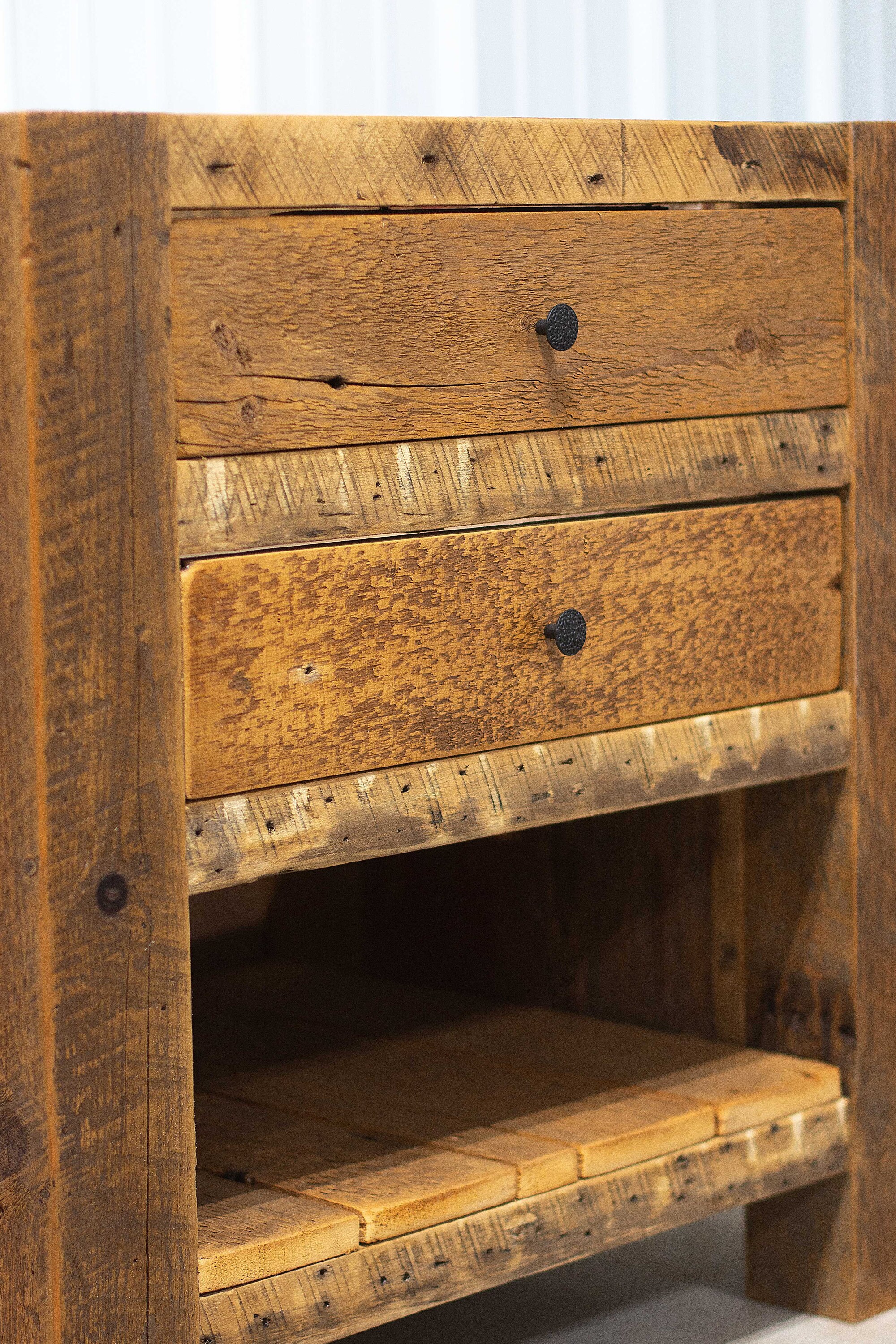 Barn Wood Bathroom Vanity Rustic Reclaimed Barn Wood Vanity - Etsy
