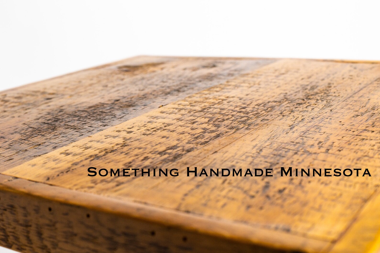 Rustic End Side Table Made From Reclaimed Barn Wood - Etsy