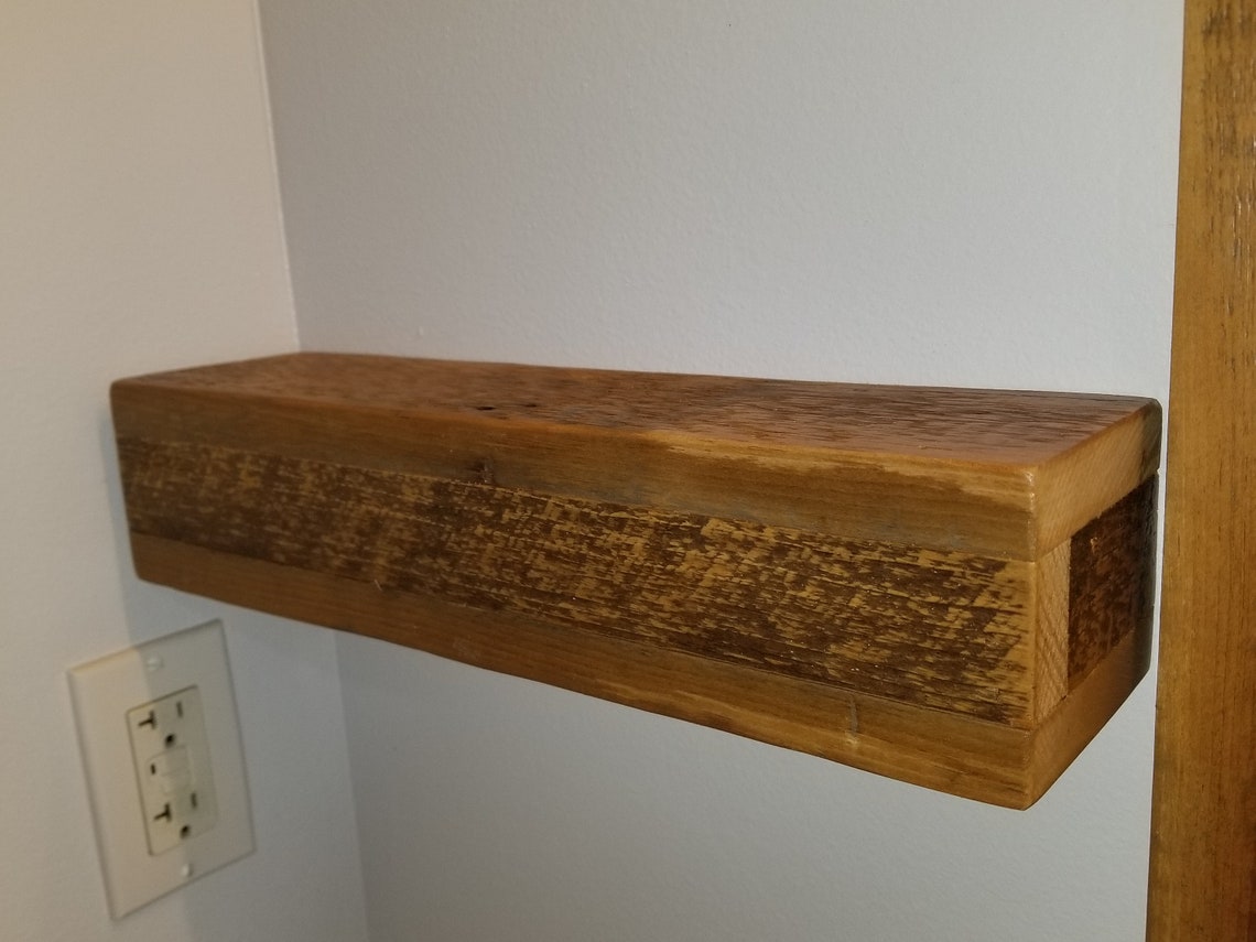 Floating Shelves/wall Shelf's Rustic Reclaimed Barn Wood - Etsy