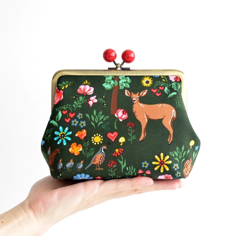 Deer Print Purse - Etsy