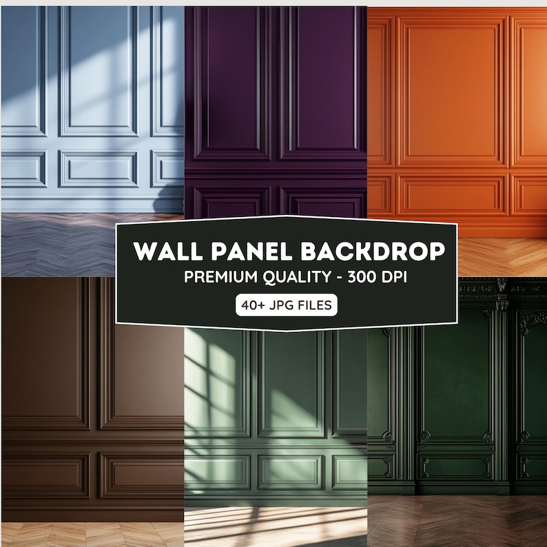 Digital Panel Wall Backdrop: Fine Art Texture Overlay (PNG Download ...