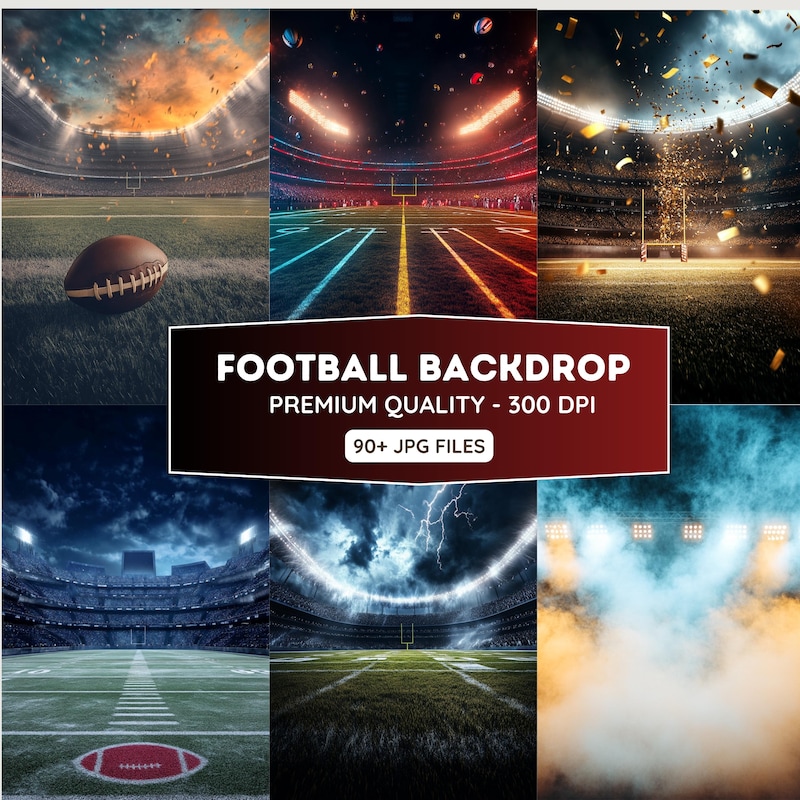 Football Themed Backdrops - Etsy