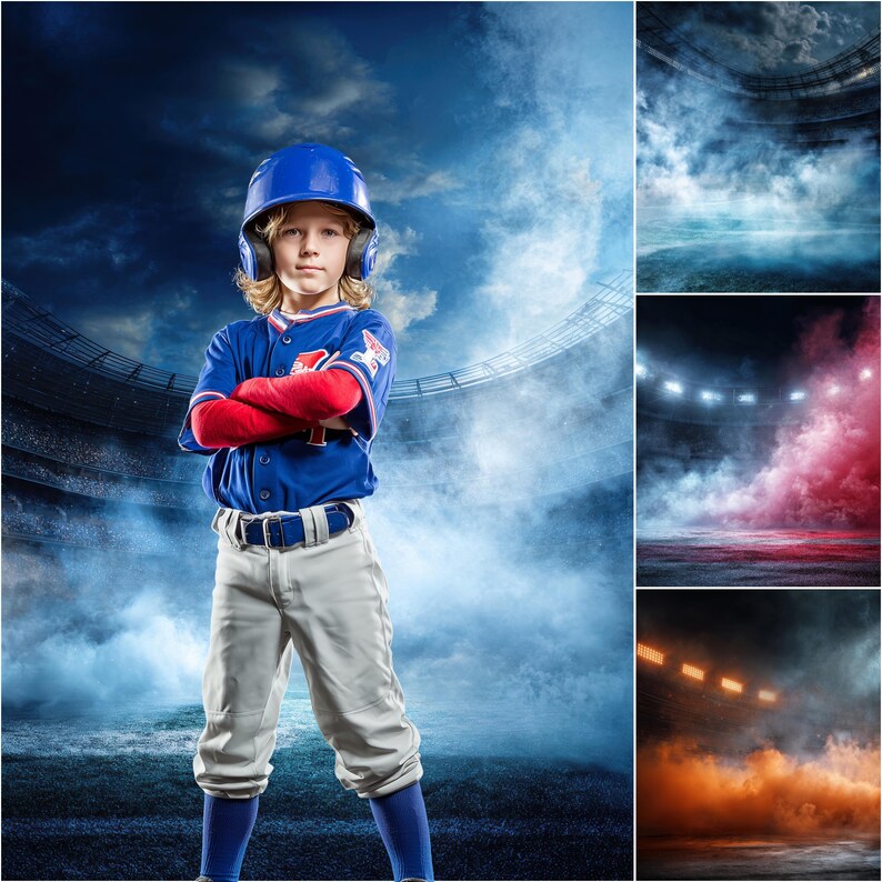 Smoke Sports Backgrounds | Stadium Fog Overlays Light Backdrops for ...
