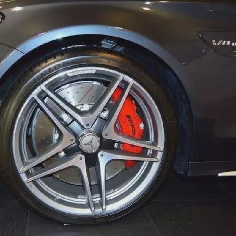 4 Set Brake Caliper Covers for Mercedes A B C E S G ML GL GLA Glb Glc ...