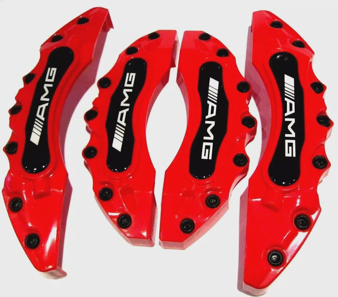 4 Set Brake Caliper Covers for Mercedes A B C E S G ML GL GLA Glb Glc ...