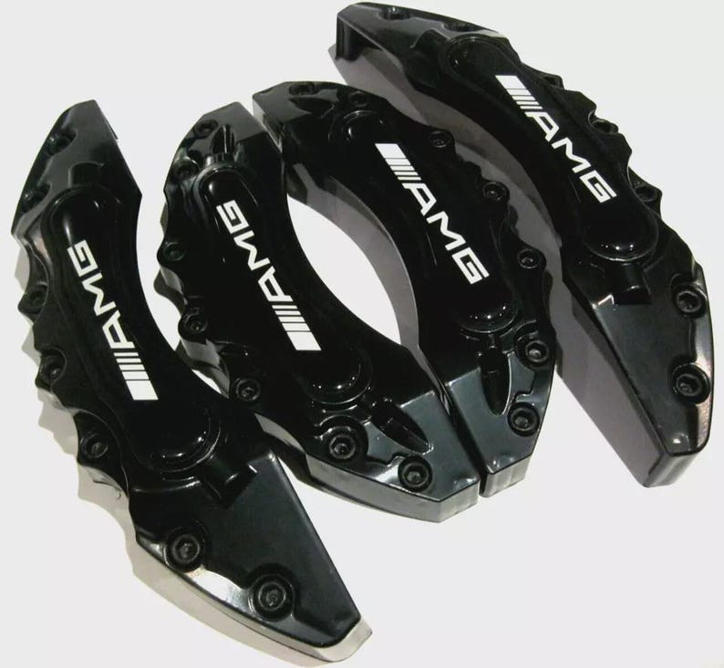 4x Brake Caliper Cover for Mercedes A B C E ML GLK Gle Gla Glb S Class ...