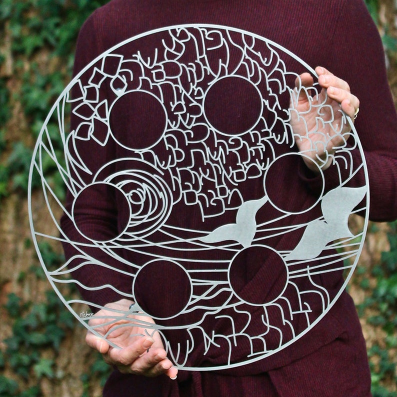 Hallel Seder Plate, Passover Seder Art - Etsy