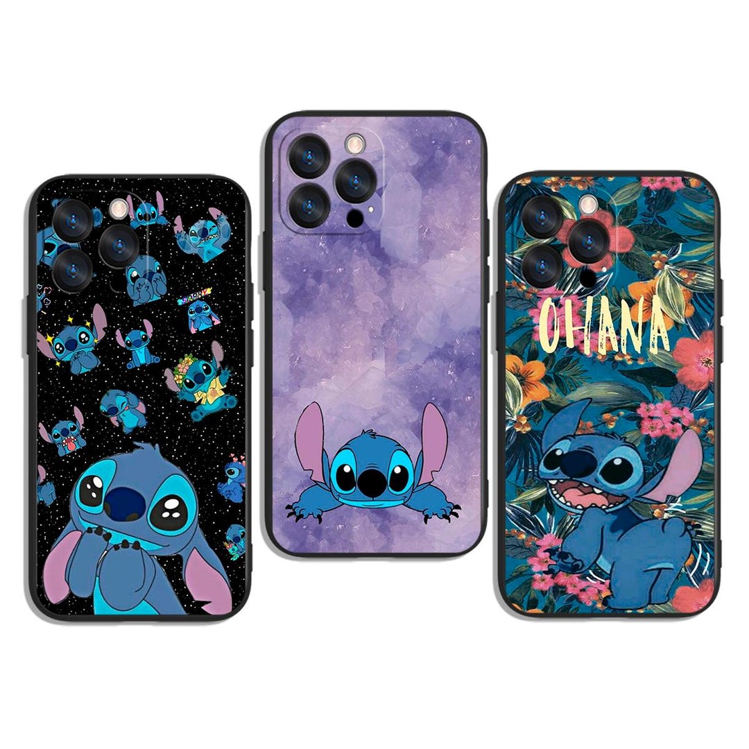 Cute Stitch Blue Alien | Fun Cartoon Trendy and Protective Case Cover ...