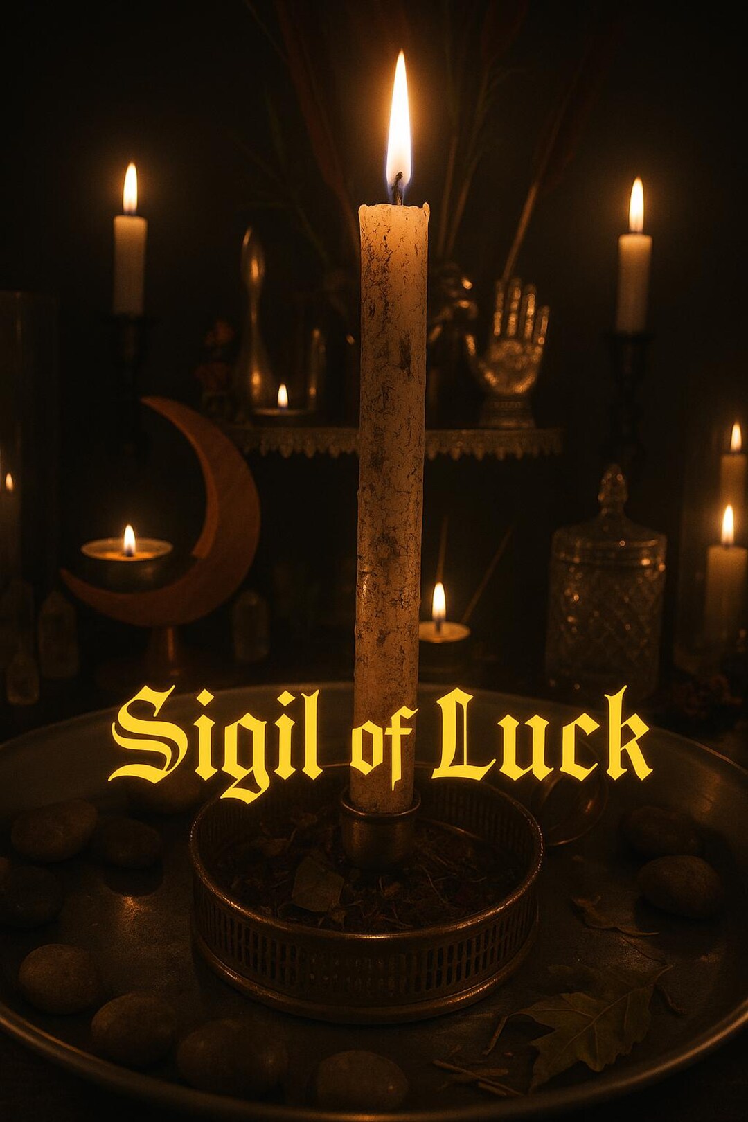 Sigil of Luck / Attract Luck / Blessing Manifestation / Luck Charm ...