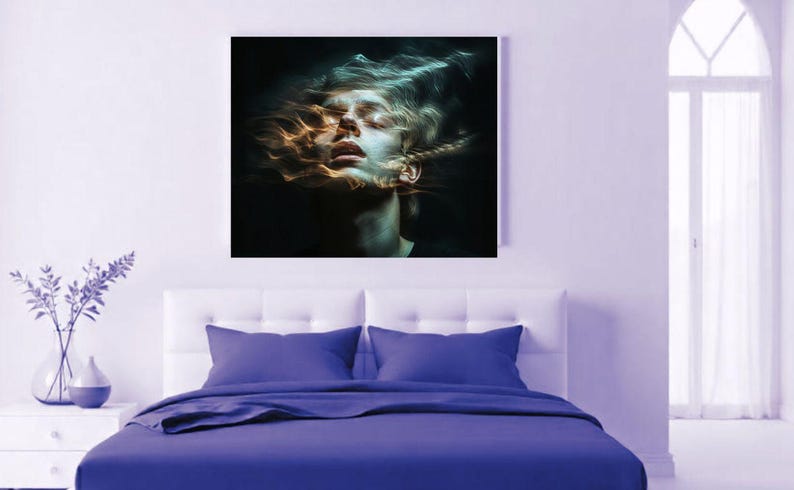 Inner Storm — Surreal Portrait of Emotional Turmoil | Mental Health Art ...
