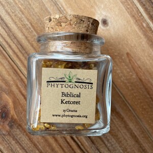 Biblical Ketoret - Traditional and Historical Incense From the Bible as ...