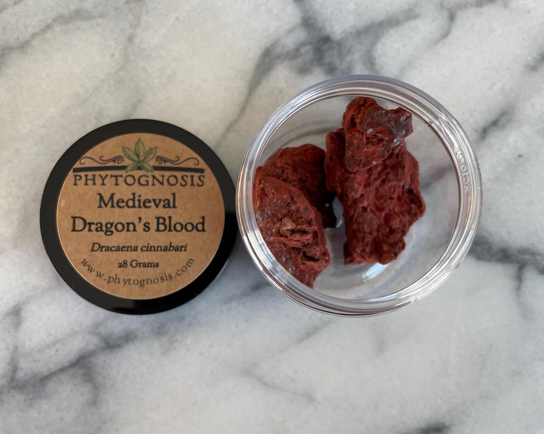 Medieval Dragon's Blood Resin - 1 Ounce, (dracaena Cinnabari) - Used ...