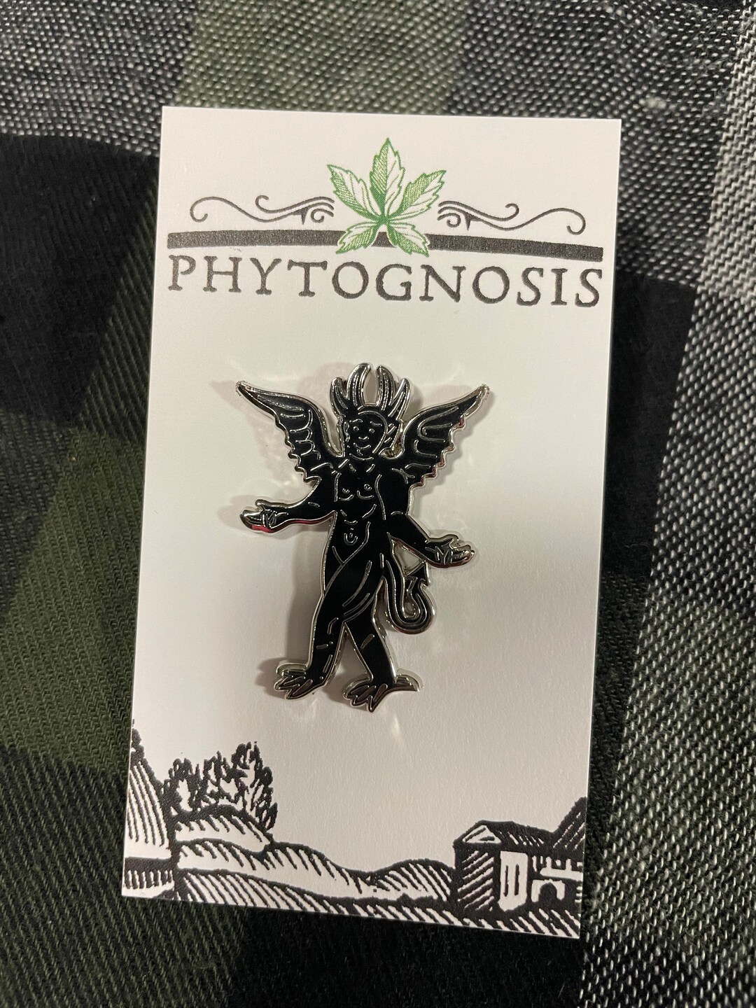 Hard Enamel Pin - the Devil From the 1591 Trail of Agnes Sampson in ...