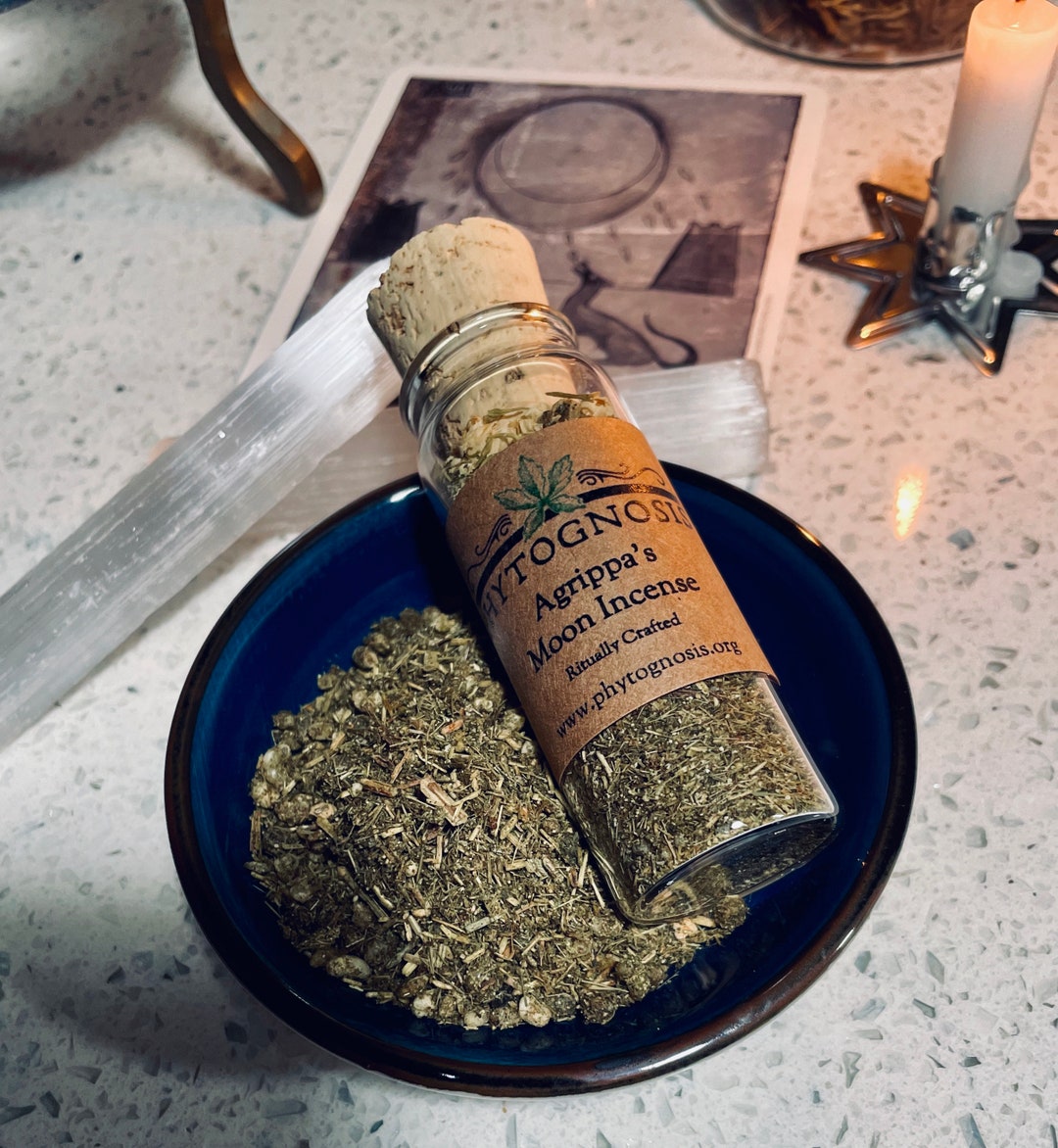 Agrippa's Moon Incense A Classic Fume for Witchcraft, Divination, and ...