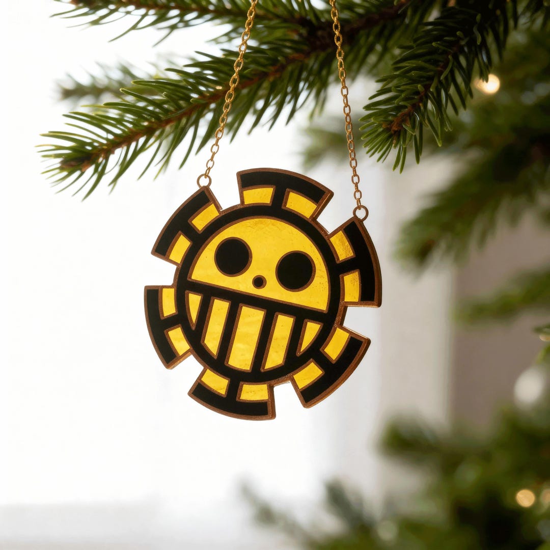 Tr.afal/gar L/a/w Jolly Roger Acrylic Suncatcher, 1 Piece Anime Window ...