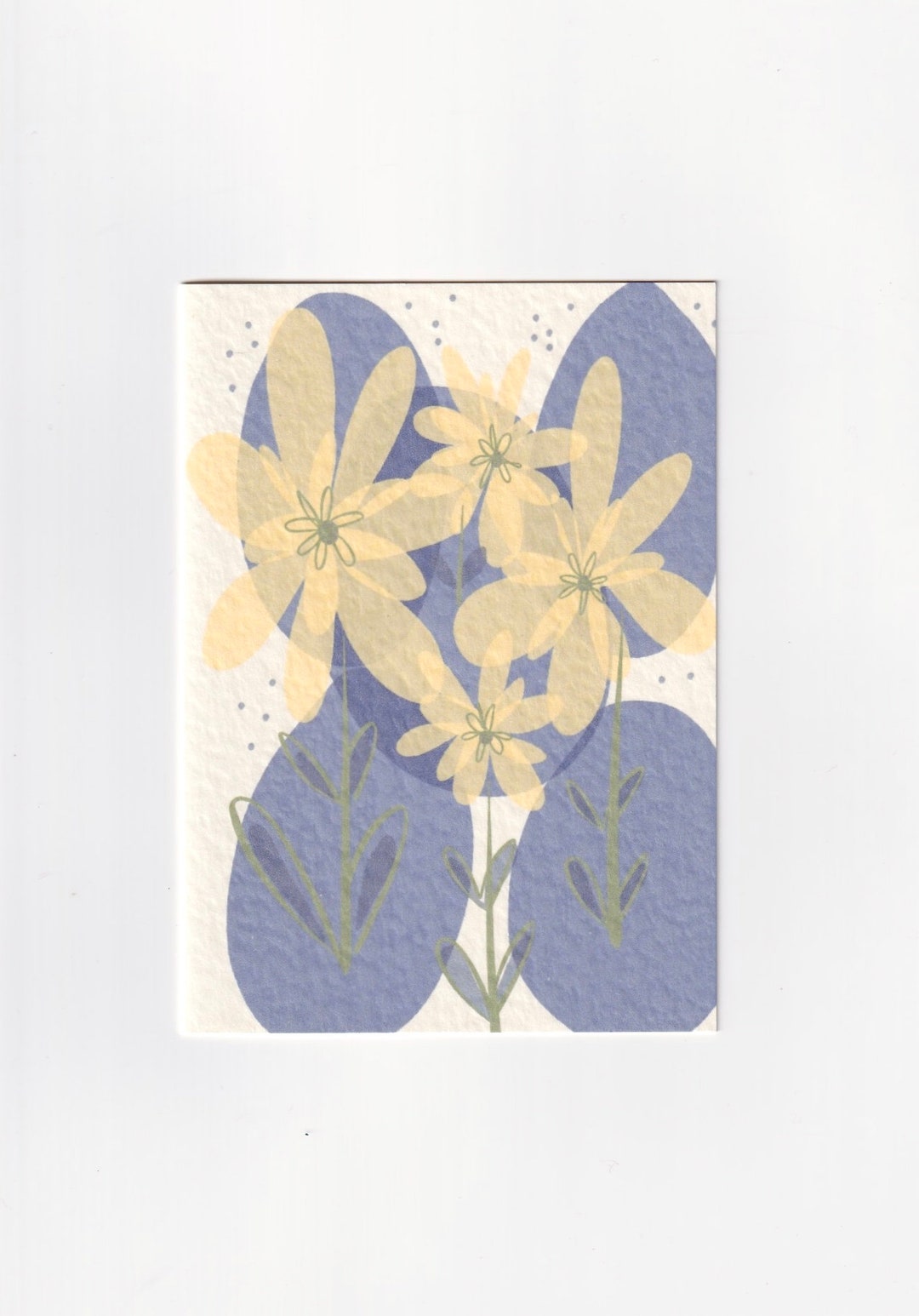 Yellow Daisy Greeting Card / All Occasion Notecard - Etsy