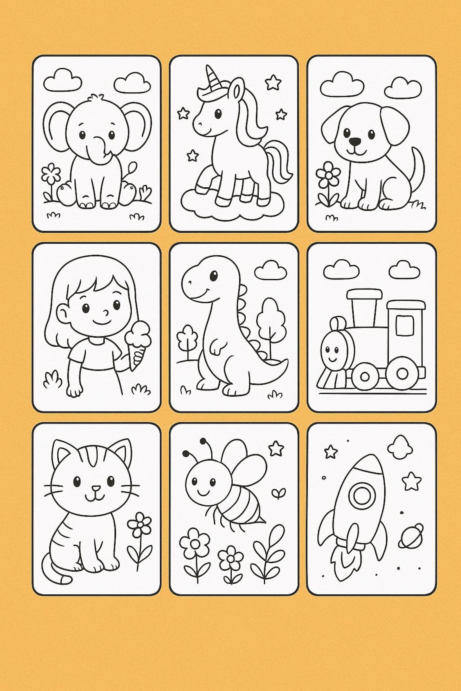 10,000+ Printable Coloring Pages Bundle – PLR | Kids & Adult Coloring ...