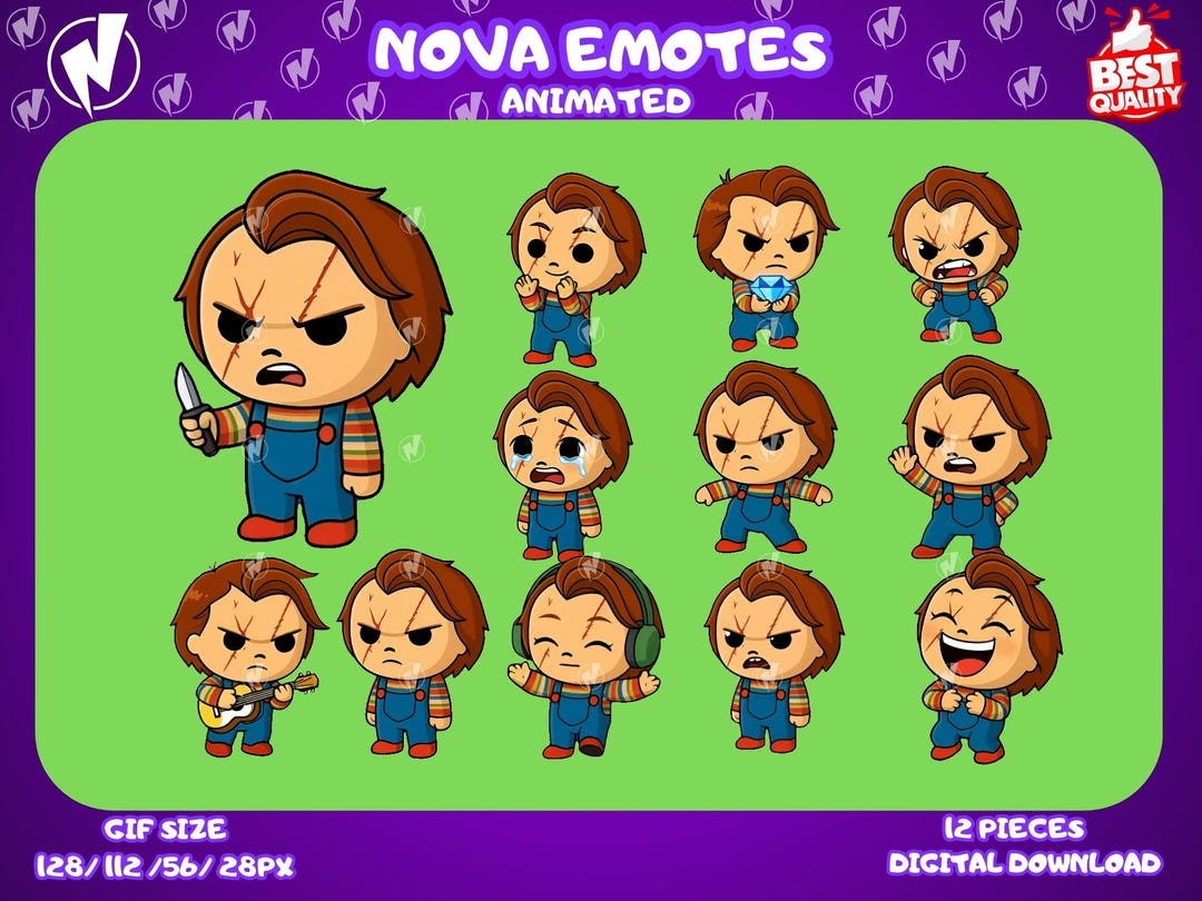 Emotes chibi animados para Twitch, GIFs de anime kawaii, reacciones ...