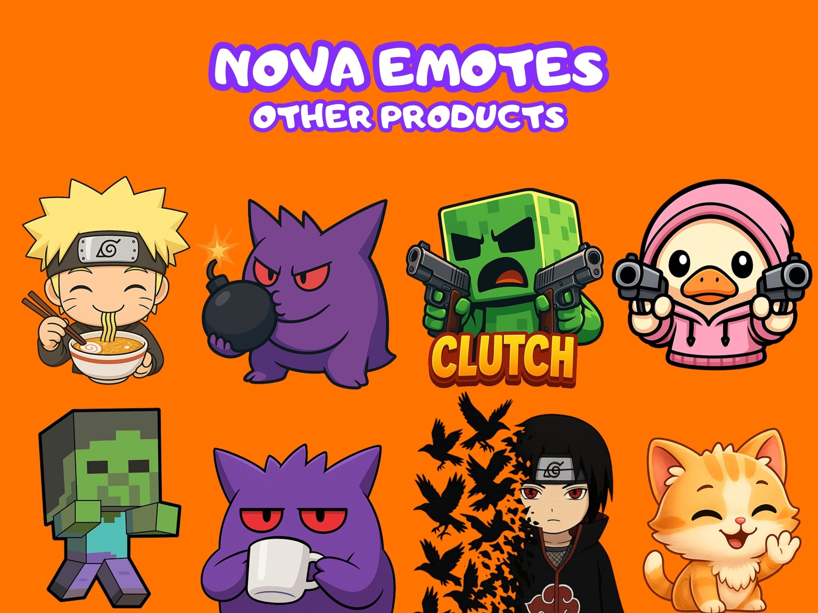 Animated Chibi Twitch Emotes, Cute Kawaii Anime GIF Emotes, Funny ...