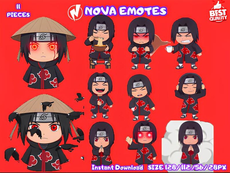 Animated Chibi Twitch Emotes, Cute Kawaii Anime GIF Emotes, Funny ...