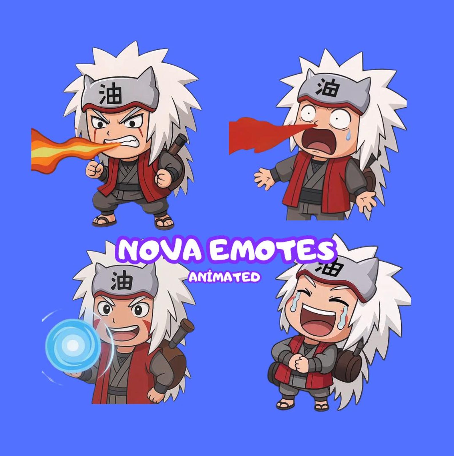 Animated Chibi Twitch Emotes, Cute Kawaii Anime GIF Emotes, Funny ...
