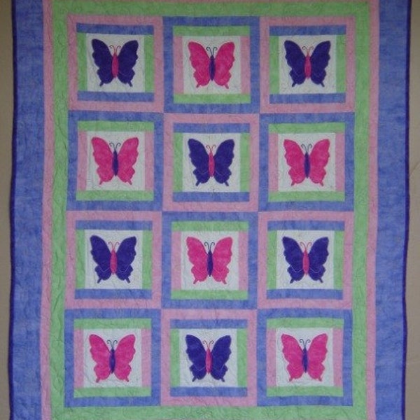 Butterfly Baby Quilt Pattern - Etsy