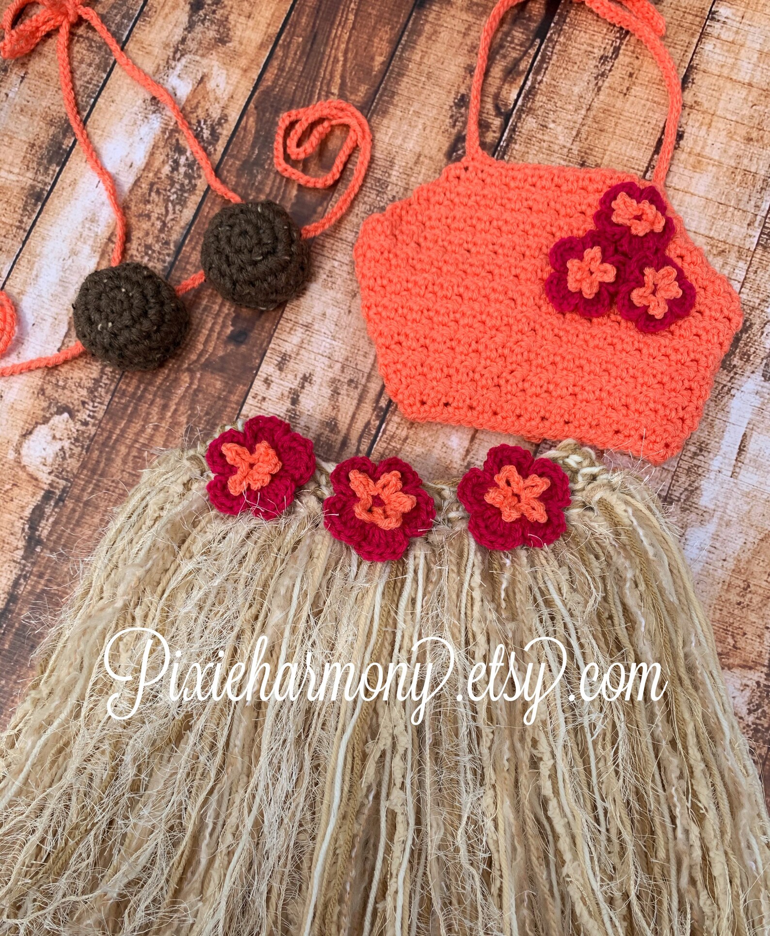 Baby Girl or Toddler Hawaiian HULA With Halter Top Island - Etsy