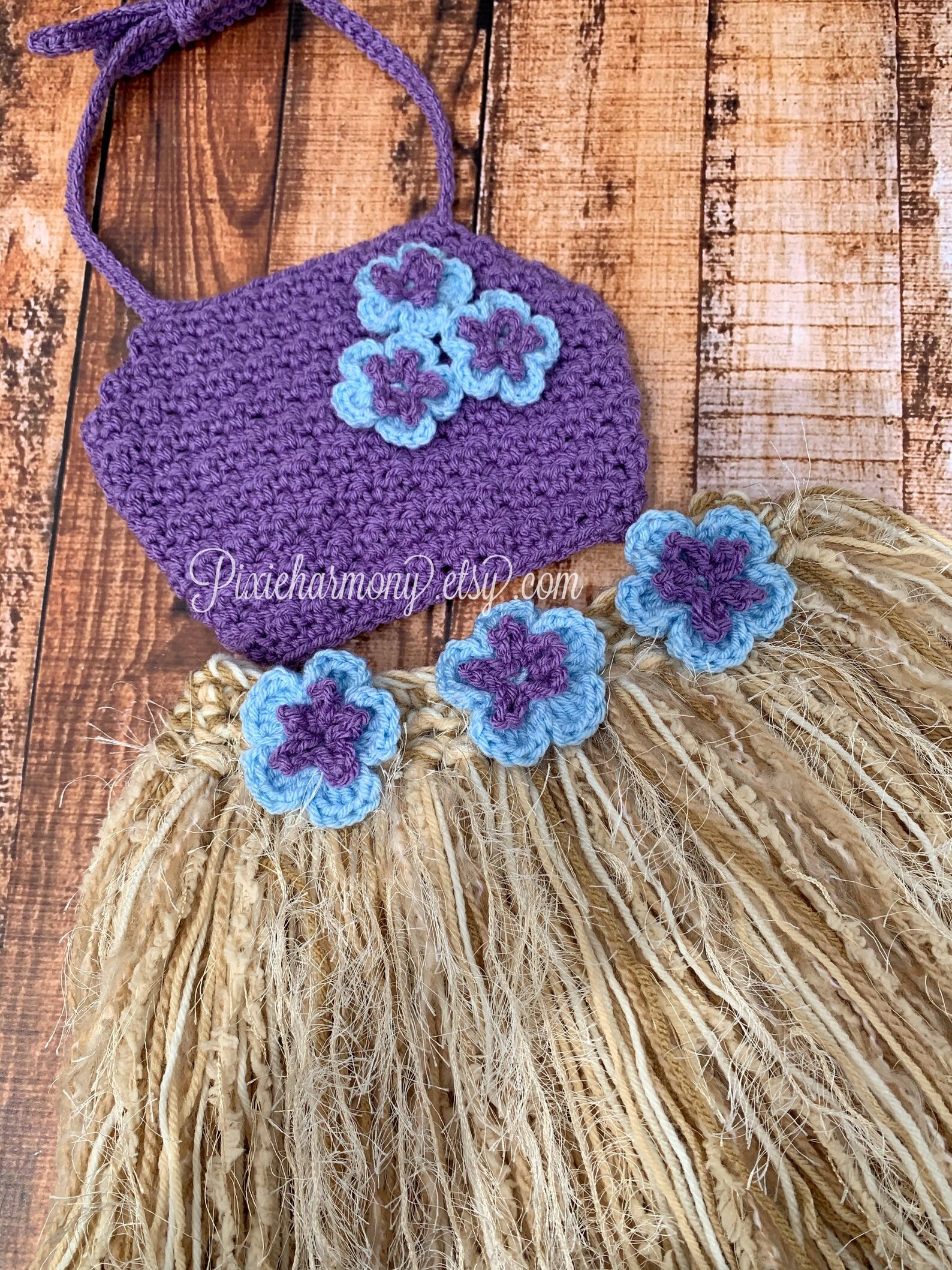 Baby Girl or Toddler Hawaiian HULA With Halter Top Island - Etsy