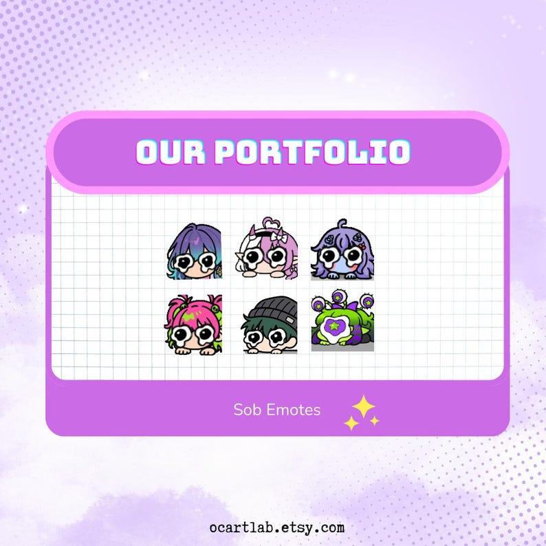 Custom Animated Emotes: Twitch, Discord, Vtuber - OC Chat Emoji (PNG ...