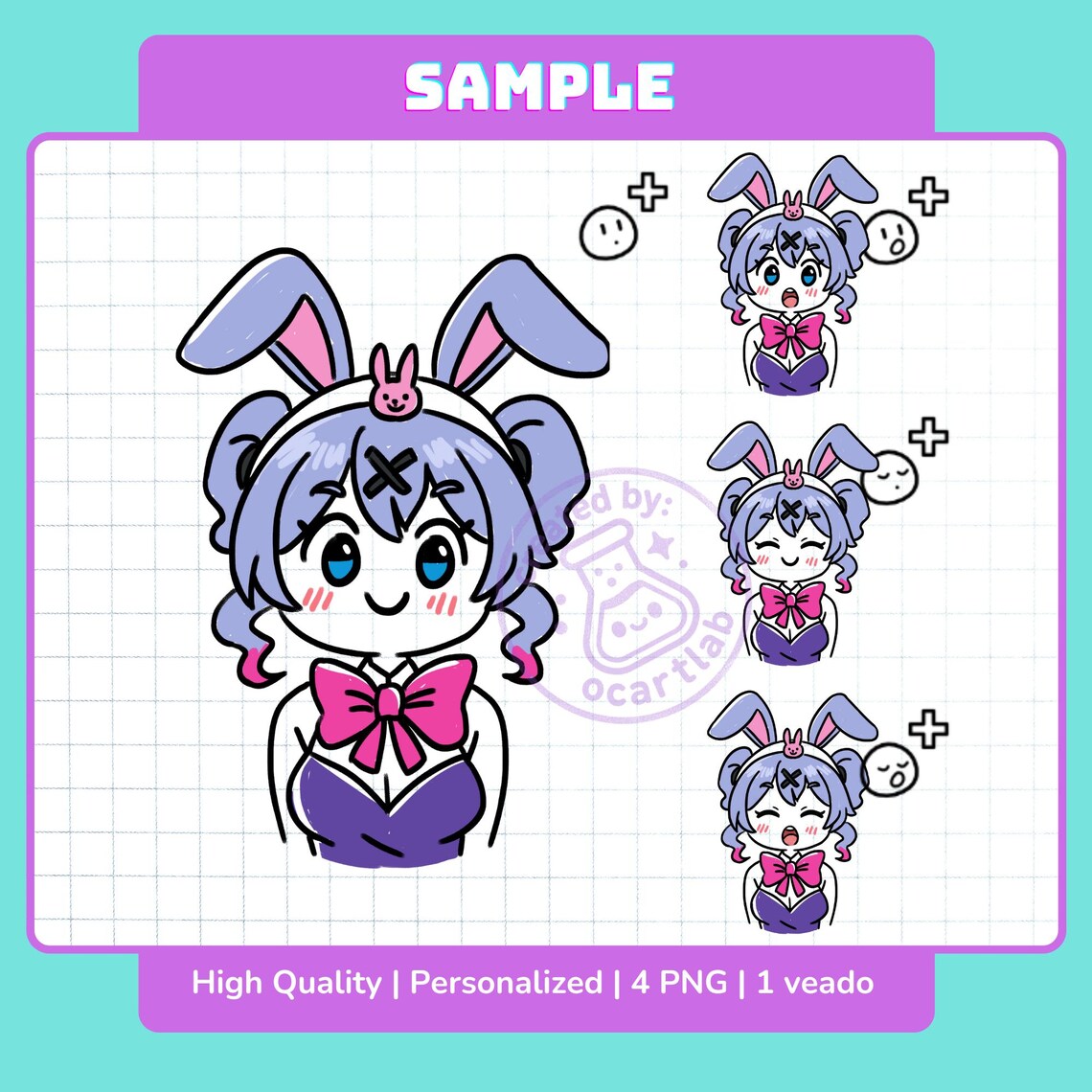 Custom Doodle Pngtuber Model Anime Chibi Avatar for Twitch Discord ...