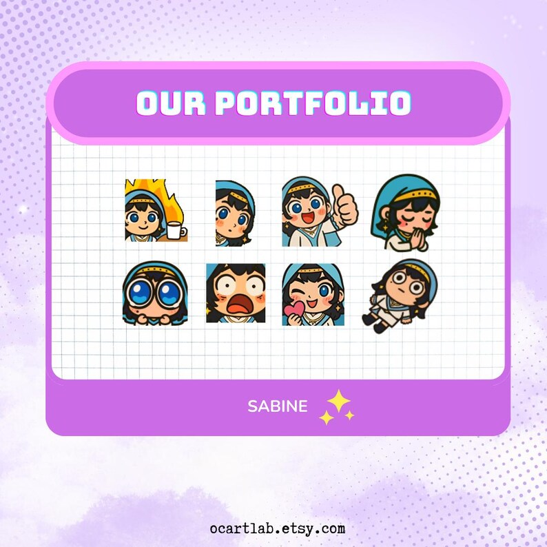Custom Animated Emotes: Twitch, Discord, Vtuber - OC Chat Emoji (PNG ...