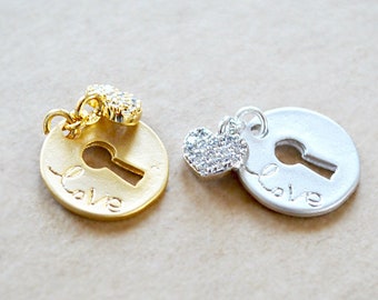 Keyhole locket | Etsy