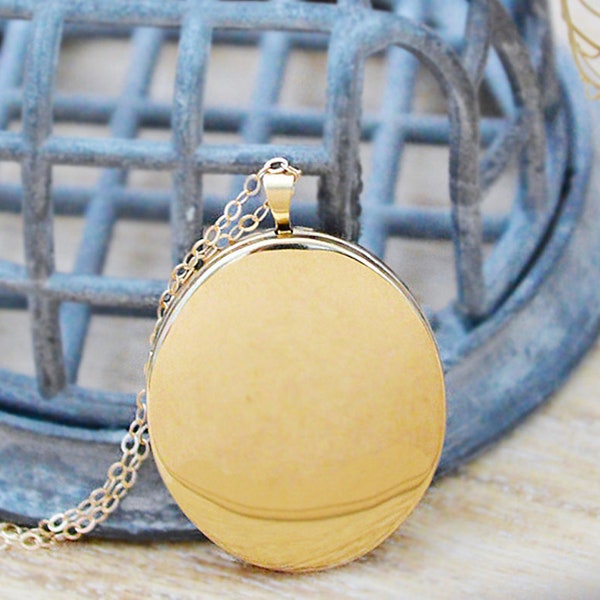 Large Oval Locket - Etsy