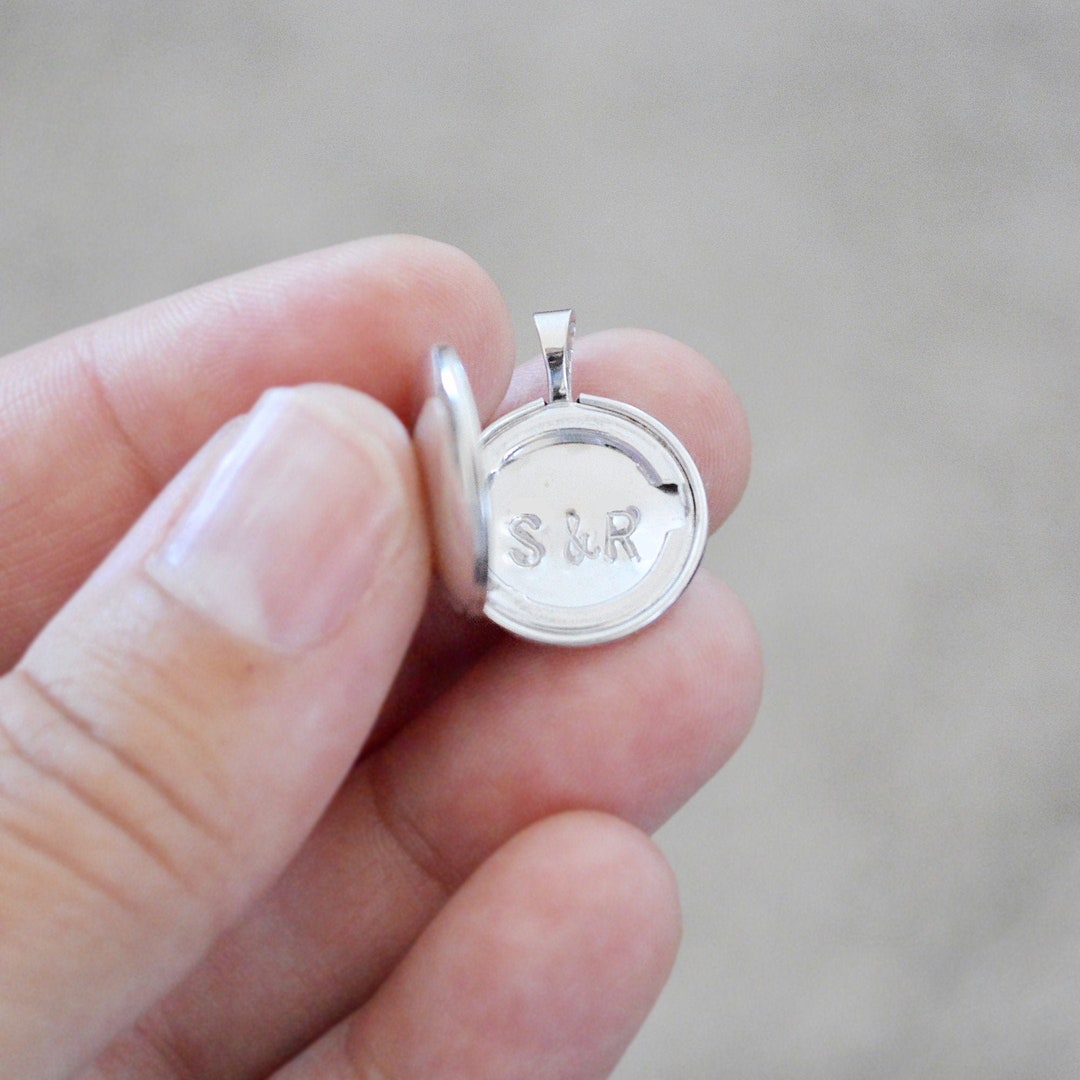 Small Letter Stamping Service Personalize Any Locket - Etsy