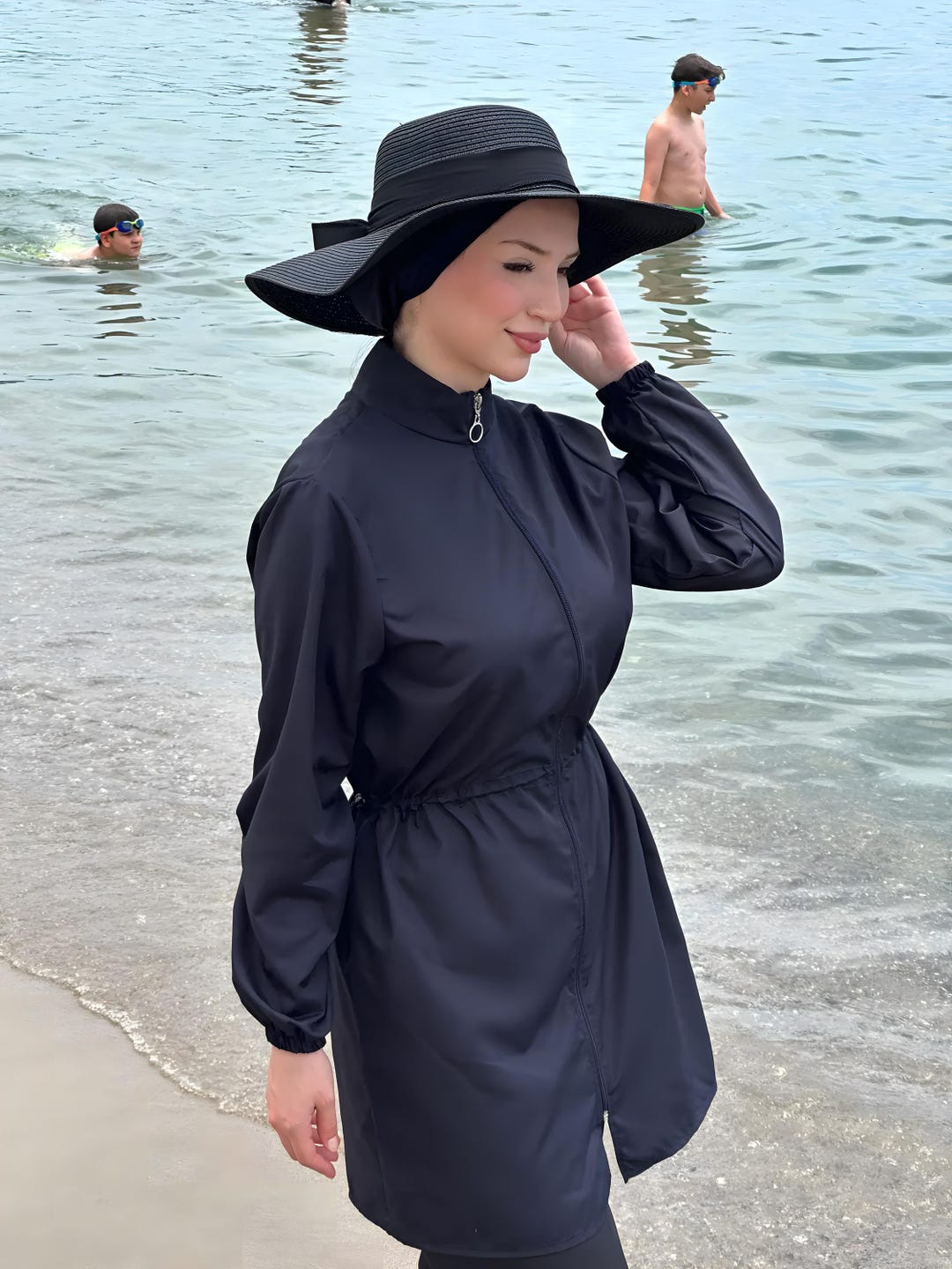 Modest Swimsuit Set: Full Coverage Burqini - Islamic Swimwear - Etsy