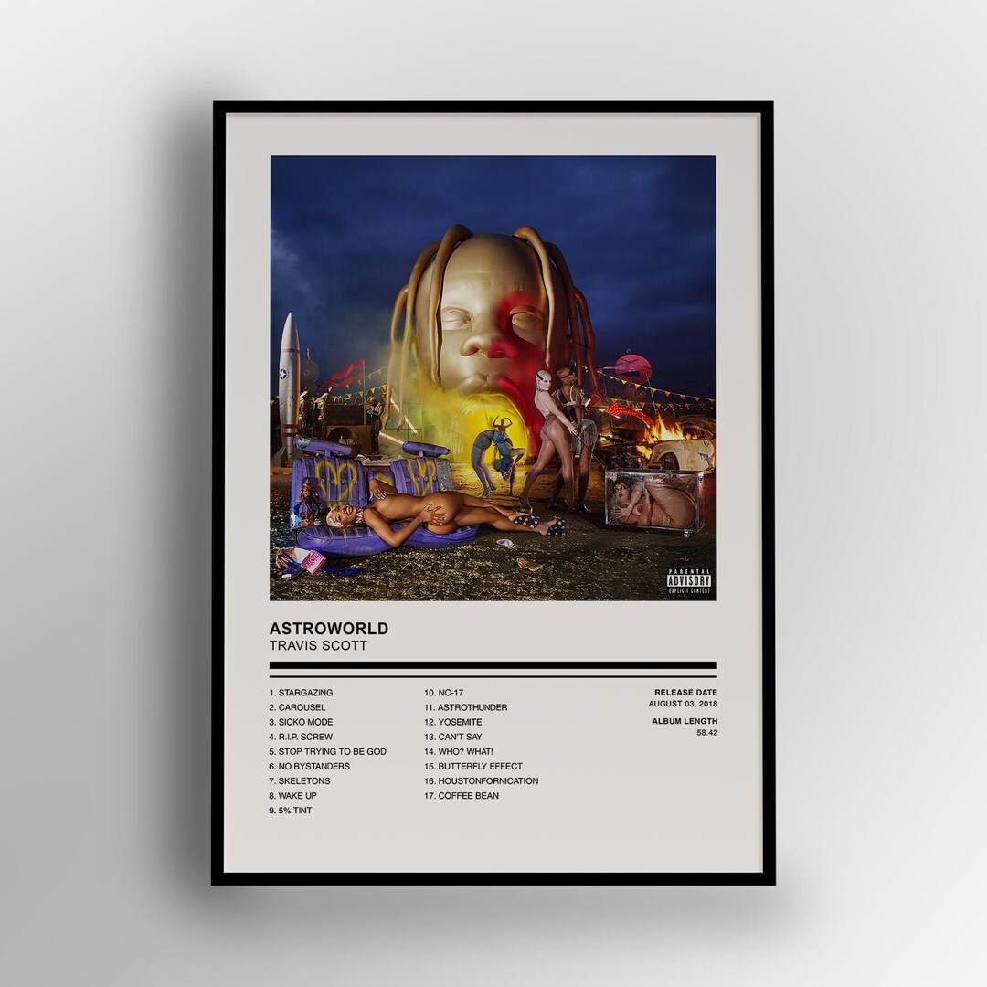 Travis Scott - Astroworld Night Poster - Etsy