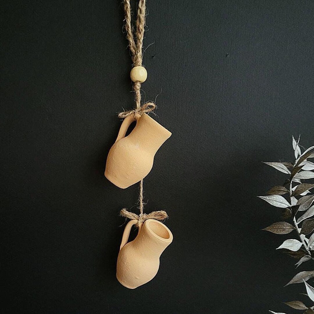 Miniature Clay Cauldron Wall Hanging: Witchy Altar Decor - Etsy