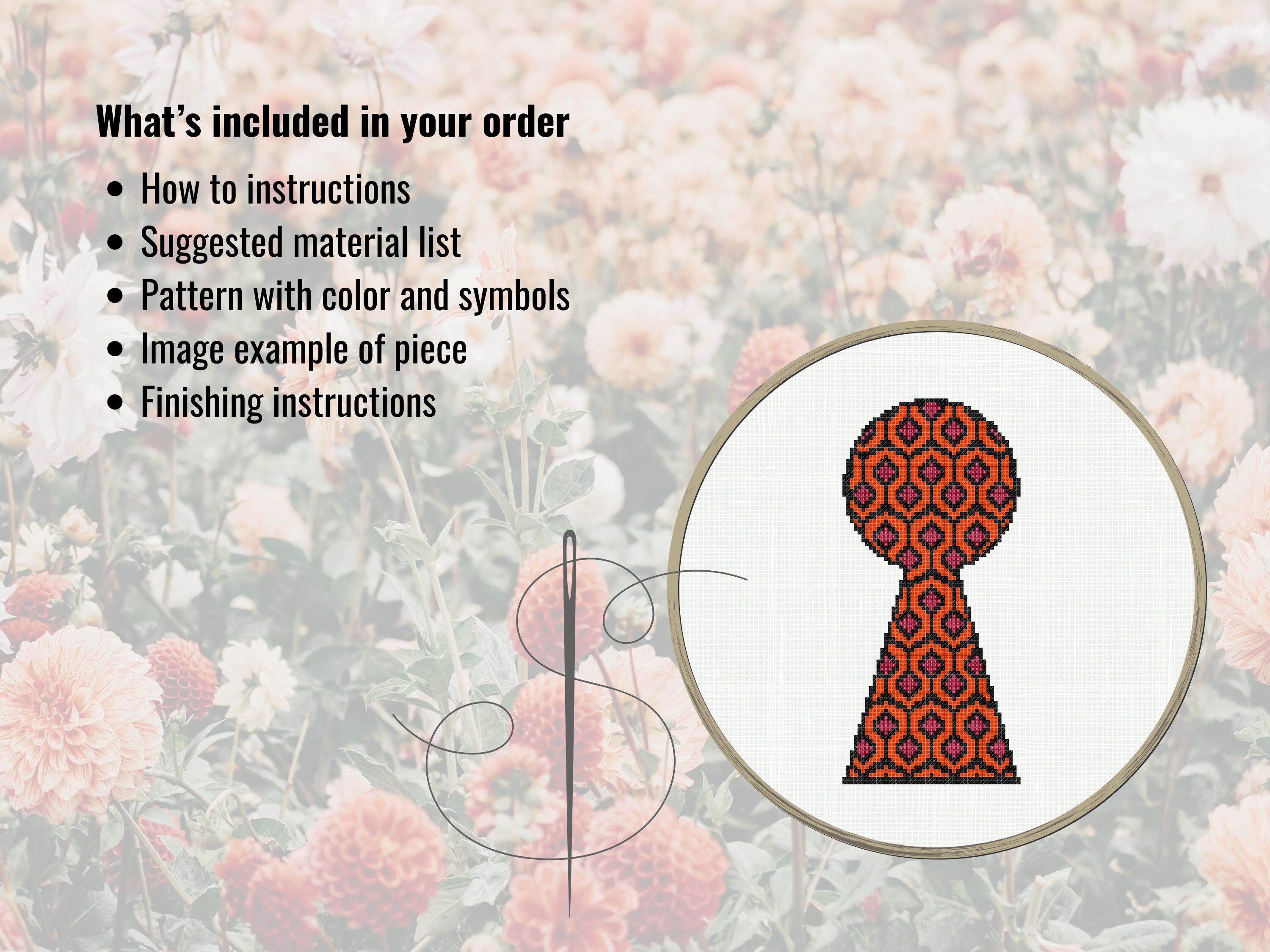 Shining Keyhole Cross Stitch Pattern PDF | Stephen King Inspired Horror ...